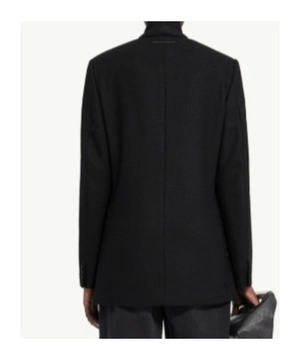 MAISON MARGIELA Zip-front Flannel Blazer