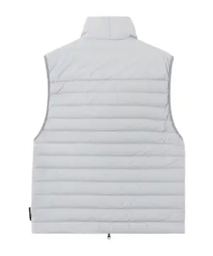 Stone Island Down Vestwithanti-drop Finish
