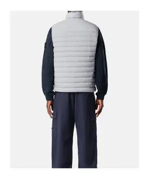 Stone Island Down Vestwithanti-drop Finish