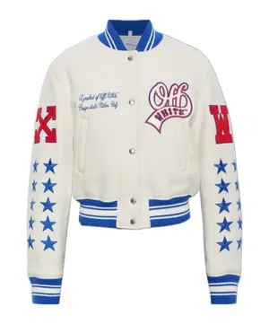 Off-White Long-sleeve Casual Jacket