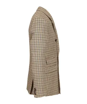 Emporio Armani Double-breasted Blazer Artan Check Motif