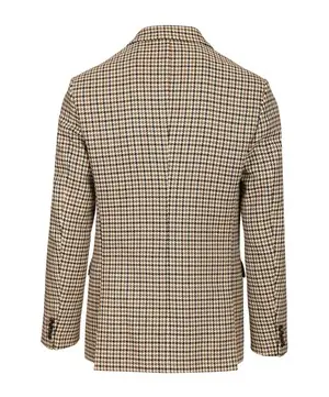 Emporio Armani Double-breasted Blazer Artan Check Motif