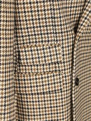 Emporio Armani Double-breasted Blazer Artan Check Motif