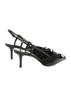 JIMMY CHOO Afia Pumps With Tulle Bow Detail