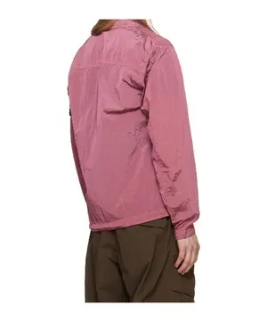 Stone Island Regular-fit Zip-up Overshirt With Chest Pocket