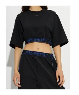 Off-White Cropped T-shirt