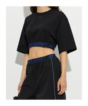 Off-White Cropped T-shirt