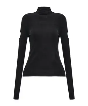 Off-White Long-sleeve High-neck T-shirt - Black
