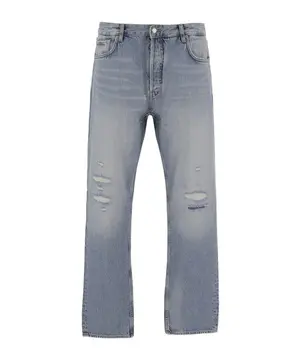 Emporio Armani Belt-loop Jeans - Gray