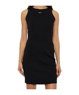 Off-White Sleeveless Dress