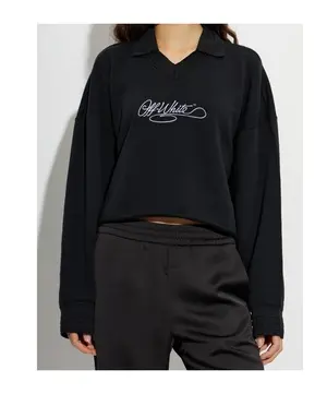 Off-White Long-sleeve Polo Shirt