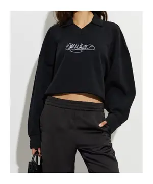 Off-White Long-sleeve Polo Shirt