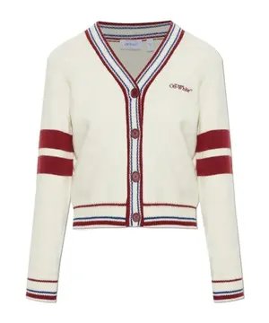 Off-White Wool Cardigan - Cream