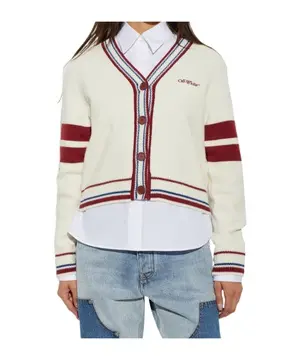 Off-White Wool Cardigan