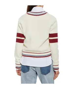 Off-White Wool Cardigan