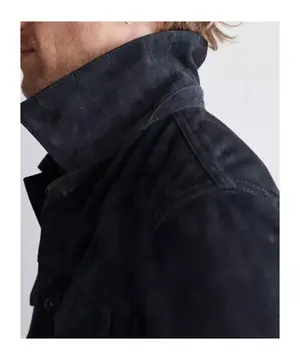Rag & Bone Suede Trucker Jacket