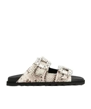 ROGER VIVIER Slidy Viv Mules - Off-white