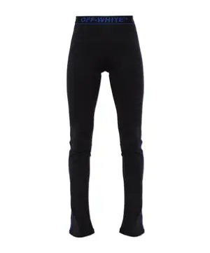 Off-White Elastic-waist Trousers - Black