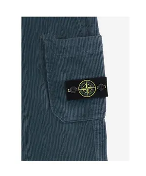 Stone Island Compass Patch Corduroy Cargo Pants