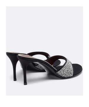 Magda Butrym Embellished Satin Thong Sandals