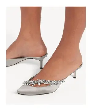 Balenciaga Manolo Blahnik Mule In Plume