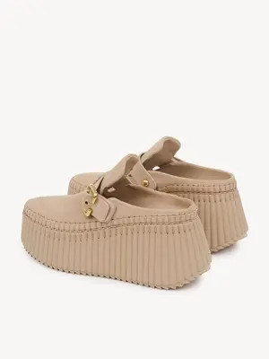 Chloé Nama Platform Clogs