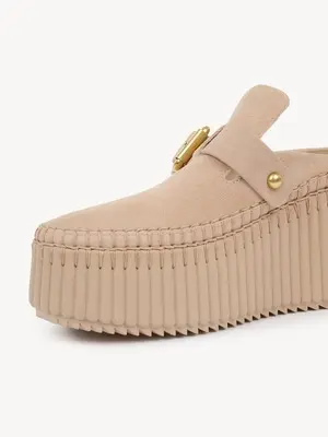 Chloé Nama Platform Clogs