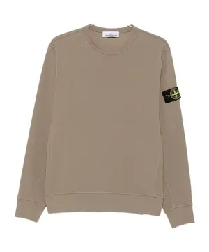 Stone Island Logo-patch Sweatshirt - Green