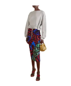 Dries Van Noten Cropped Sweatshirt