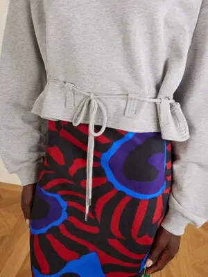 Dries Van Noten Cropped Sweatshirt