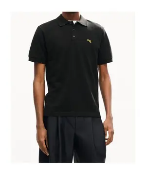 Kenzo Jumping Tiger' Embroidered Slim Polo In Cotton