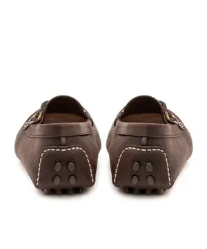 Versace Robin Suede Driver Shoes