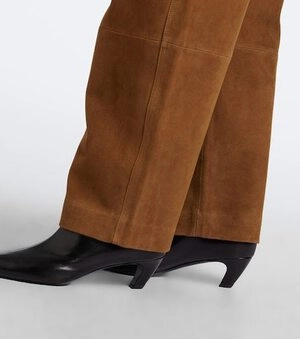 RÓHE Suede Barrel-leg Pants
