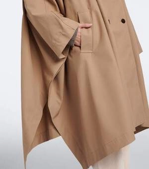 RÓHE Double-breasted Cotton Cape