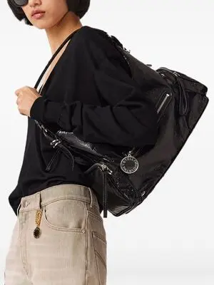 Stella McCartney Dartmoor Crinkled Finish Shoulder Bag