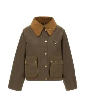 Barbour Modern Spey Cropped Jacket - Beech/birch Color