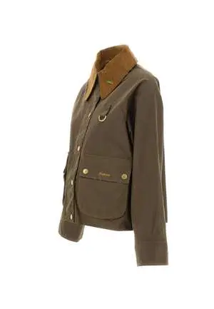 Barbour Modern Spey Cropped Jacket - Beech/birch Color