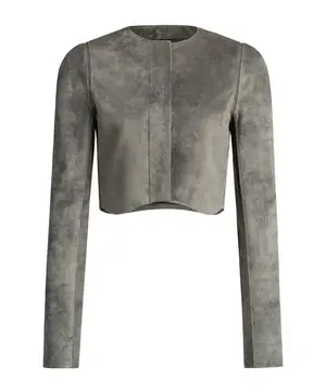 Alaïa Suede Goatskin Tailored Jacket