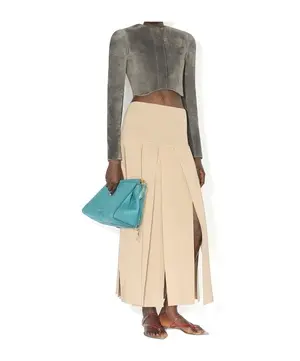 Alaïa Suede Goatskin Tailored Jacket
