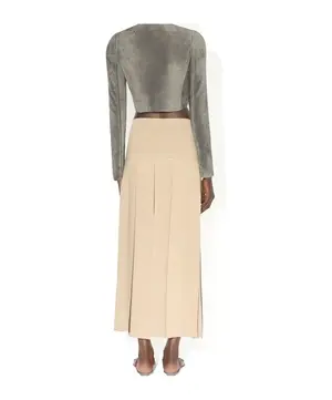 Alaïa Suede Goatskin Tailored Jacket