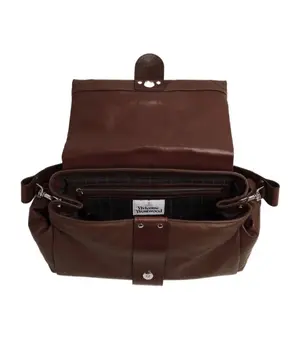 VIVIENNE WESTWOOD Hazel Xl Treasure Handbag - Chestnut
