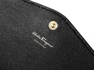 FERRAGAMO Logo Clamshell Clutch