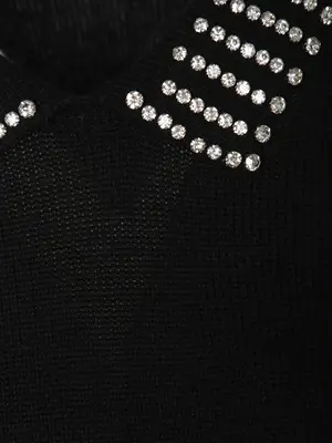 Pinko Embellished Collar Knitted Jumper