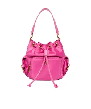 Pinko Drawstring Tote Bag - Pink