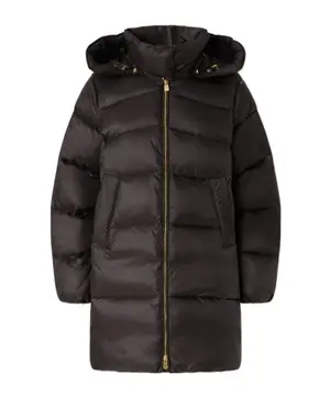 Pinko Quilted Hooded Coat