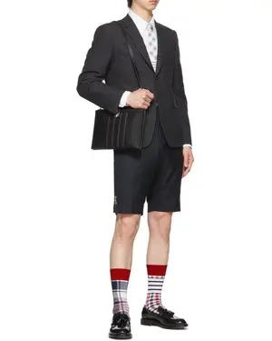 Thom Browne 4-bar Motif Single-breasted Blazer