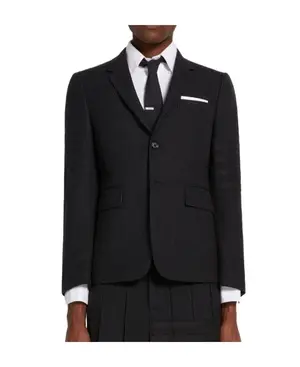 Thom Browne 4-bar Motif Single-breasted Blazer
