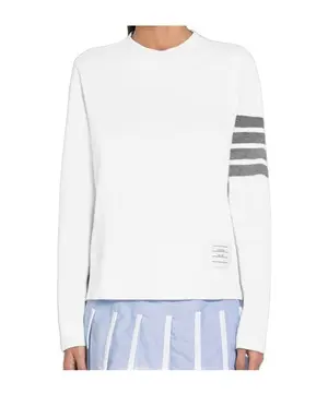 Thom Browne Long-sleeved Crewneck T-shirt