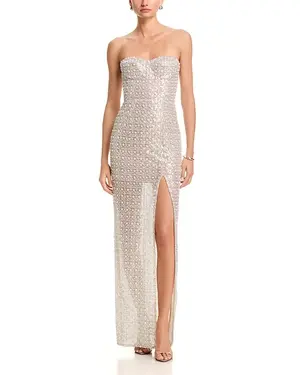 BRONX AND BRONCO Allegra Pearl Veronica Maxi Dress