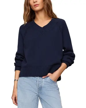 Z Supply Stratton V Neck Sweater - Eclipse
